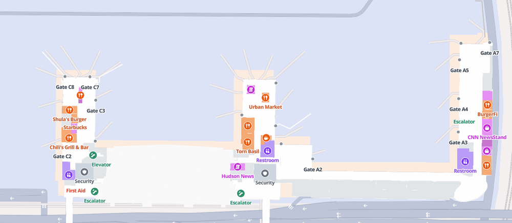 FLL Airport Terminal Maps and Accessible Options | LUXY Ride