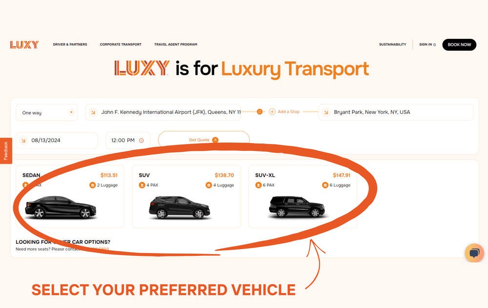 Personalized Transfers: How Can I Customize My Trip? - Luxy Ride - Luxy ...